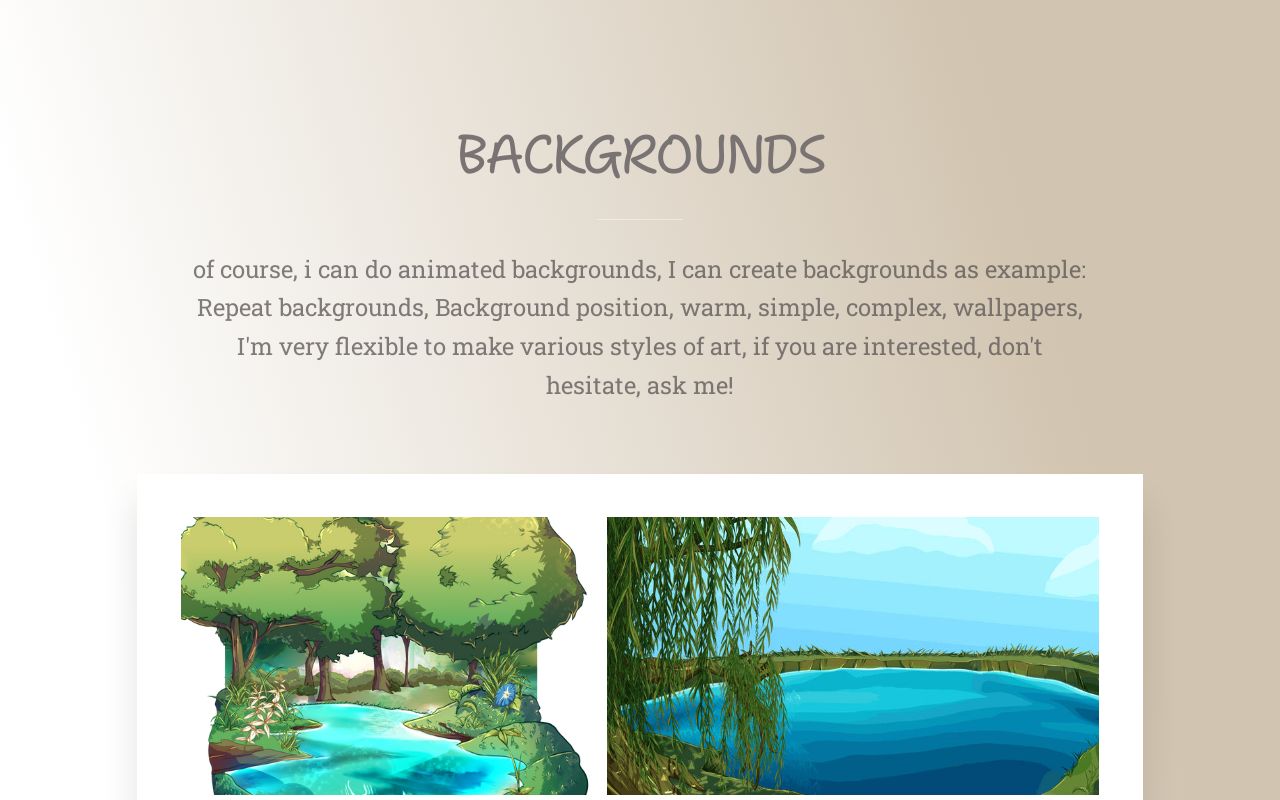 BACKGROUND & CHARACTER DESIGN